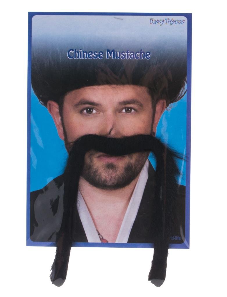 Chinese moustache - Kæmpe udvalg af skøre falske skæg.