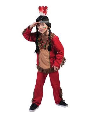 Red Hawk indianer - Flotte kvalitets udklædning til børn.