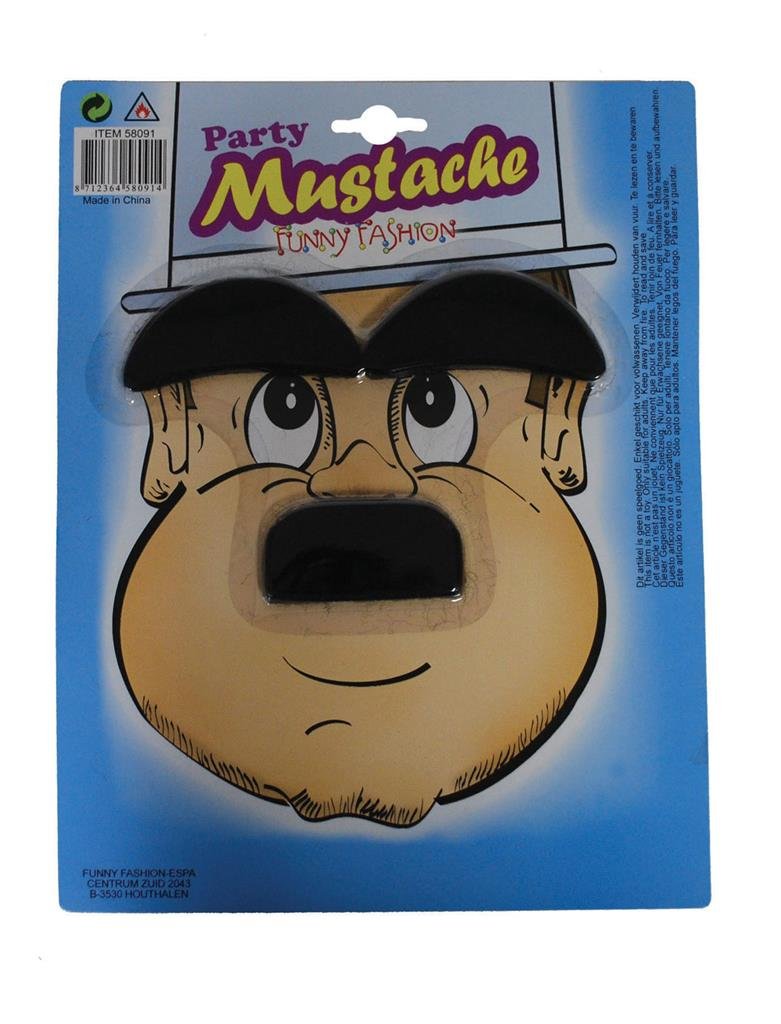 Moustache og øjenbryn - Når du skal se sjov ud til festen.